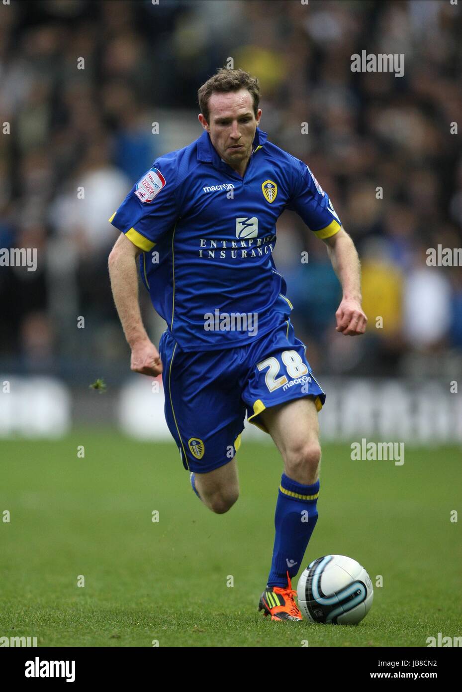 AIDAN WHITE LEEDS UNITED FC LEEDS UNITED FC PRIDE PARK DERBY ENGLAND 26 ...