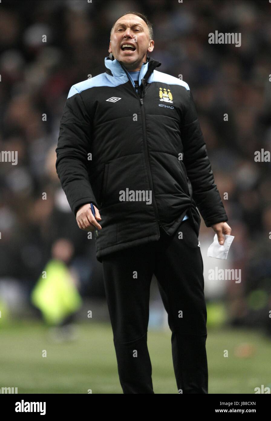 DAVID PLATT MANCHESTER CITY COACH MANCHESTER CITY COACH ETIHAD STADIUM ...