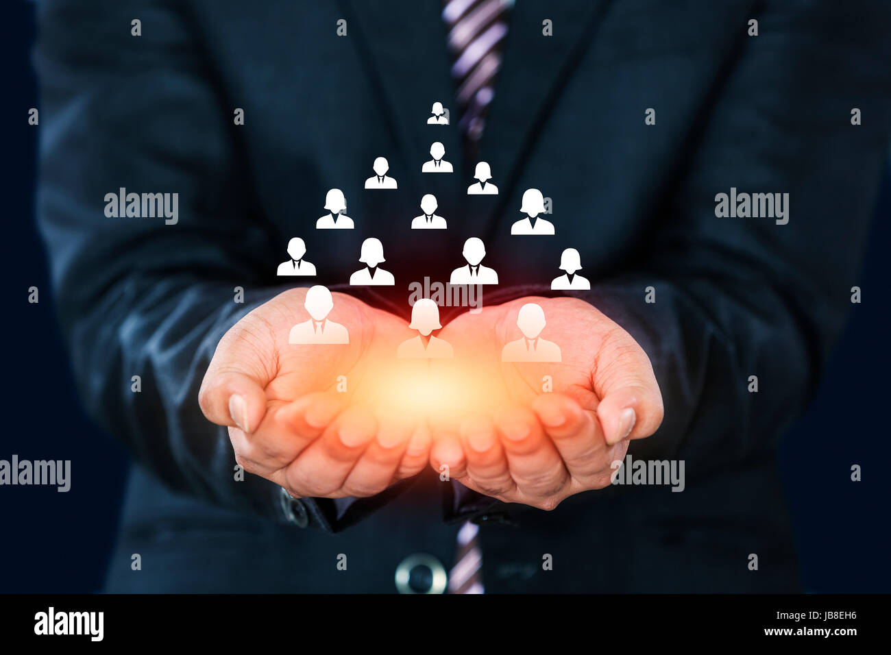 Caring hands illustration hi-res stock photography and images - Alamy