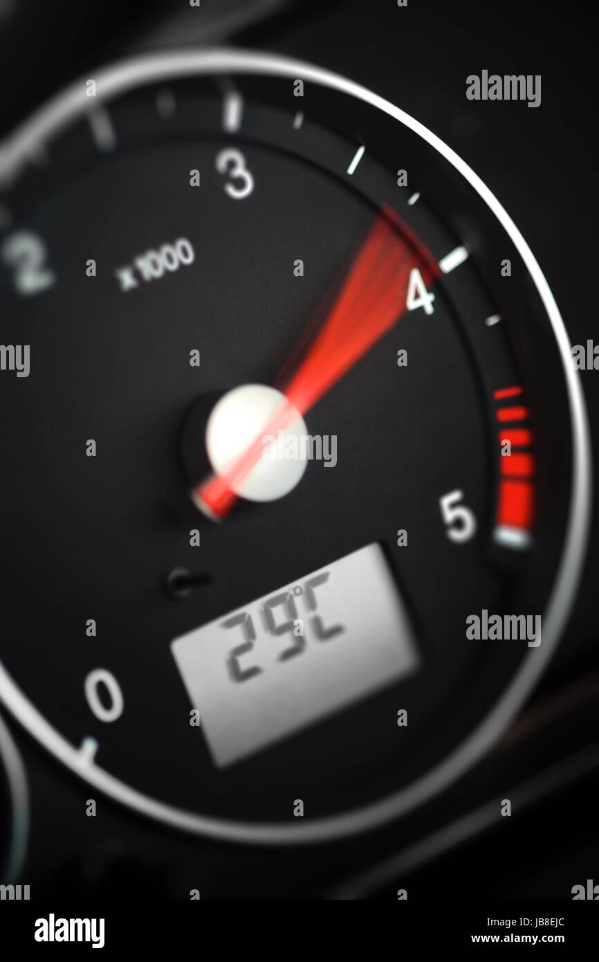 Diesel car tachometer hi-res stock photography and images - Alamy