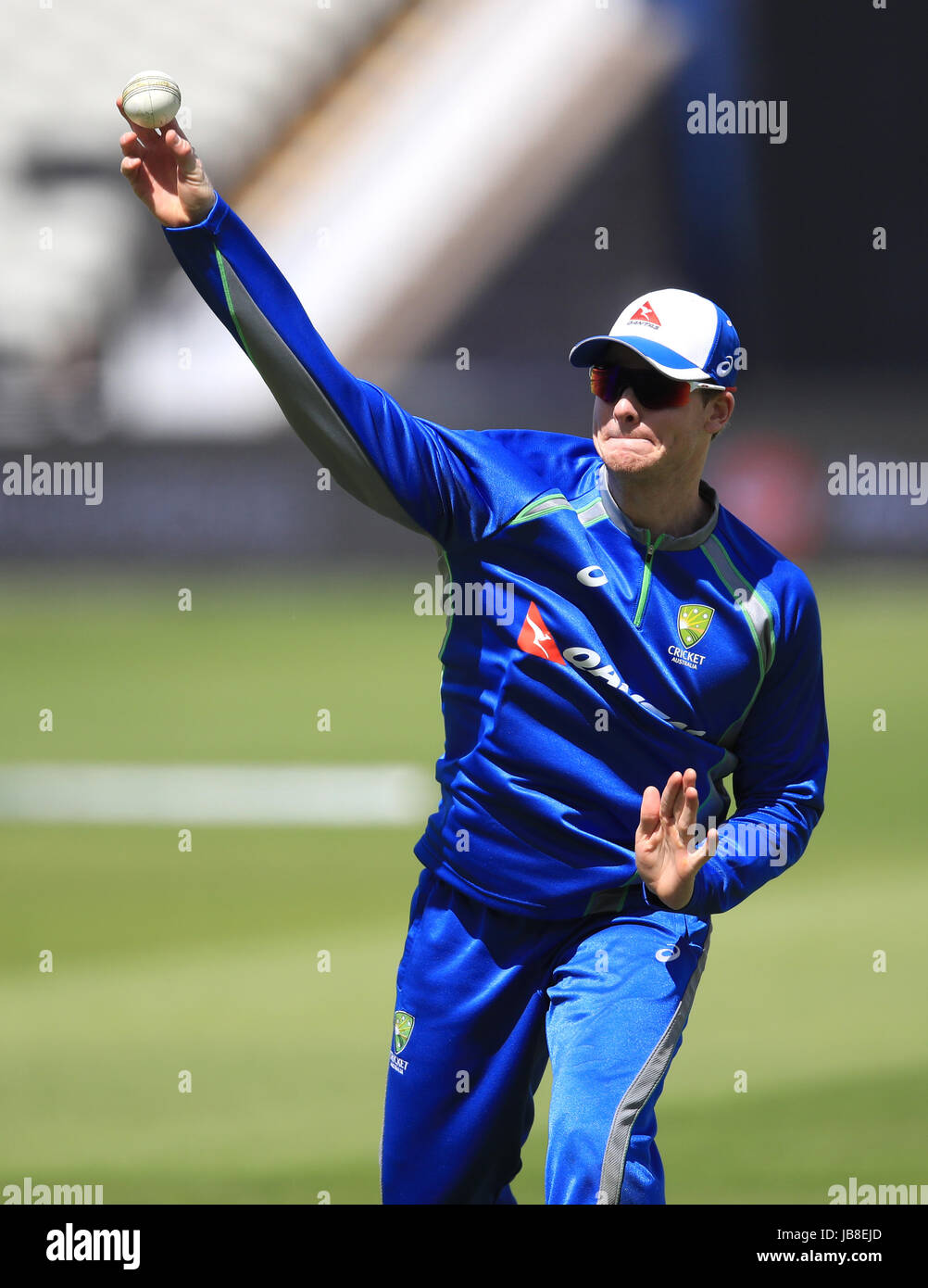 Australia's Steven Smith during a nets session at Edgbaston, Birmingham ...