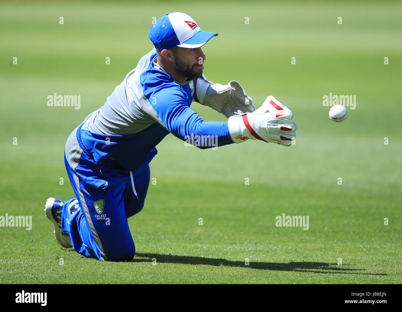 Australia's Matthew Wade during a nets session at Edgbaston, Birmingham ...
