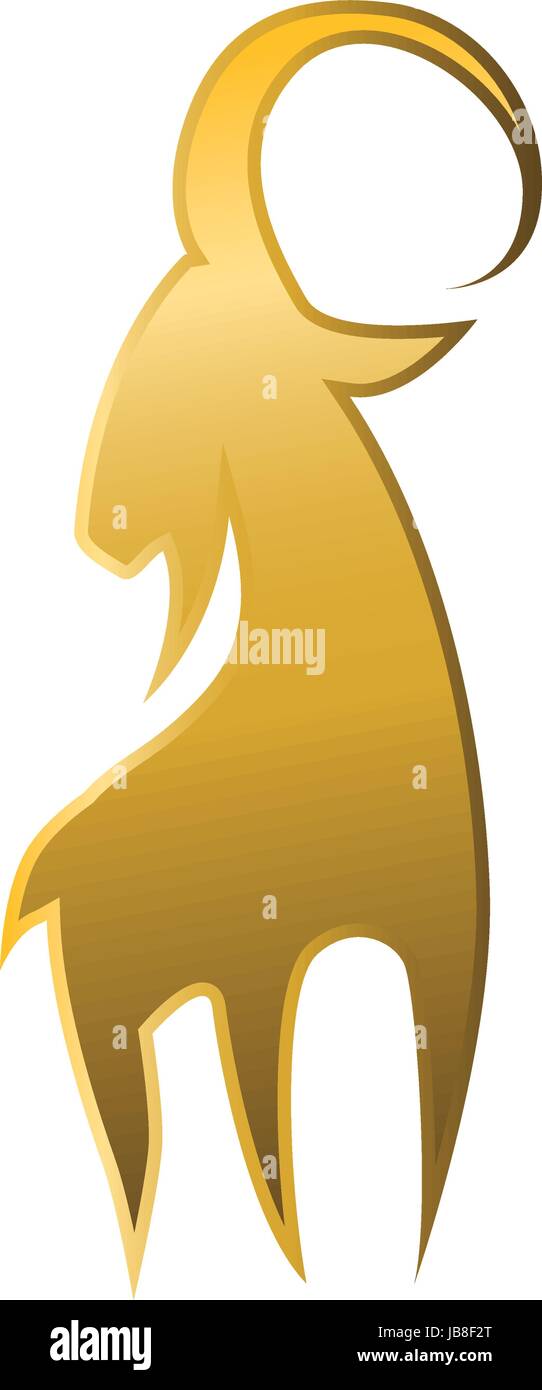 Goat animal symbol Stock Vector Image & Art - Alamy