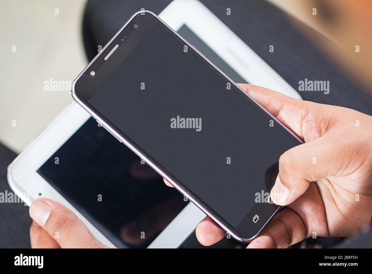 Messaging touching hi-res stock photography and images - Alamy