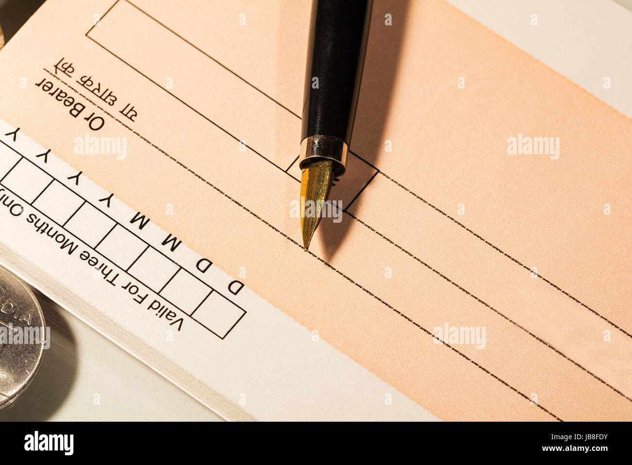 Cheque book hi-res stock photography and images - Alamy