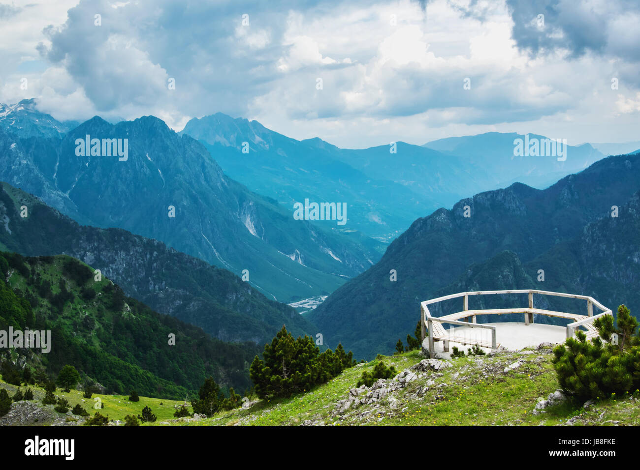 Wonderful aerial view of the mountains Stock Photo - Alamy