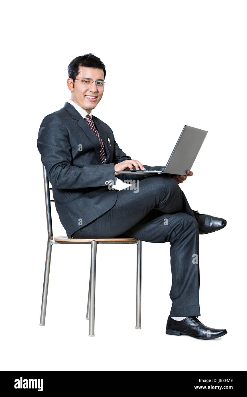 Man sitting side view suit hi-res stock photography and images - Alamy
