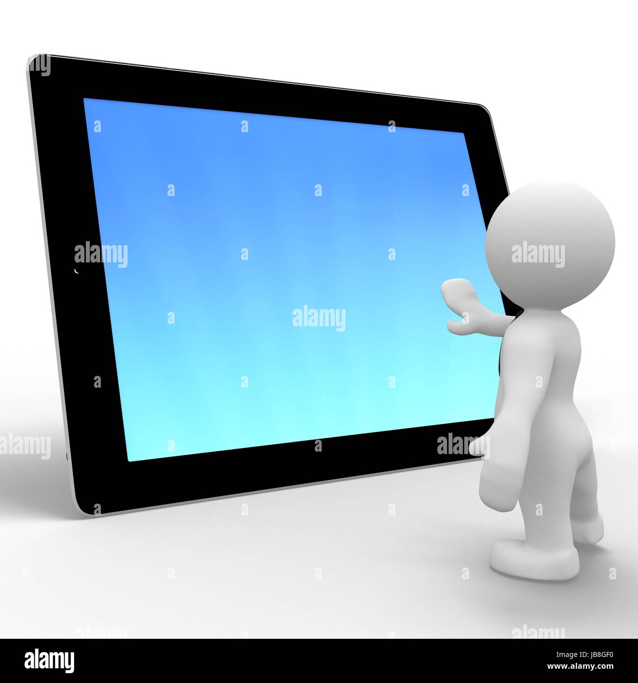 High Class rendered figure for perfect message transportation Stock ...
