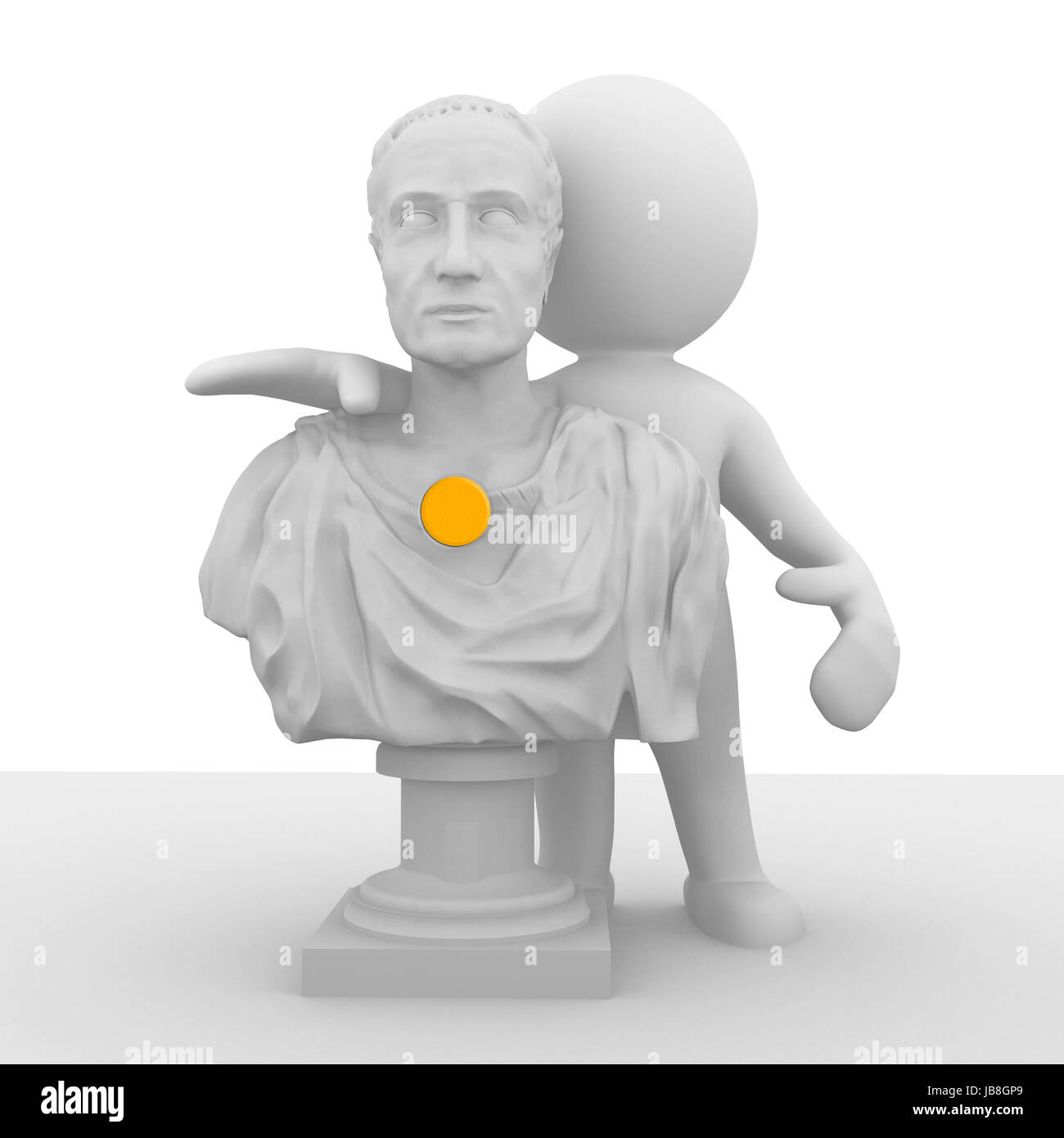 High Class rendered figure for perfect message transportation Stock ...