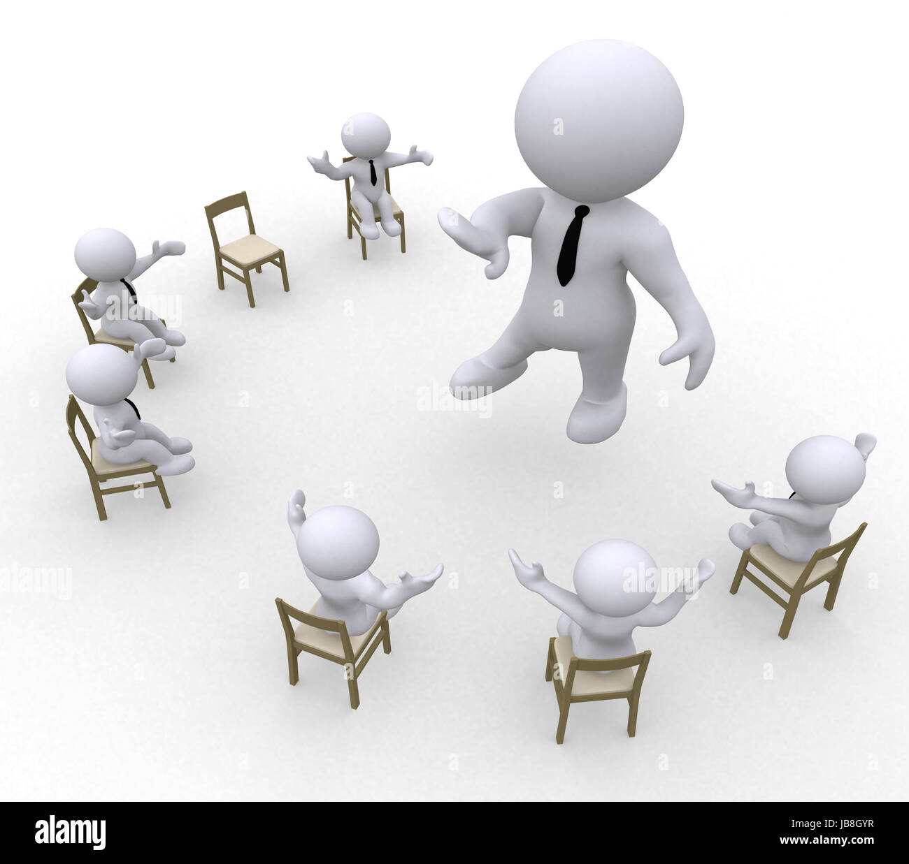 High Class rendered figure for perfect message transportation Stock ...