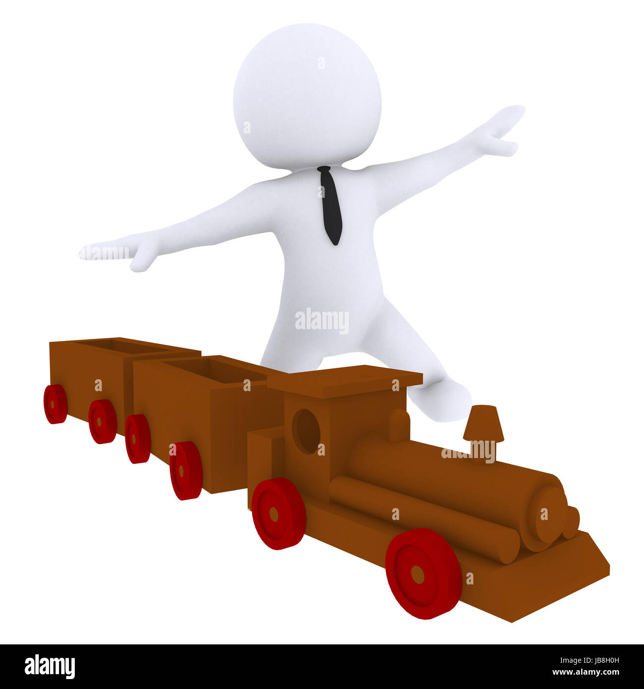 High Class rendered figure for perfect message transportation Stock ...