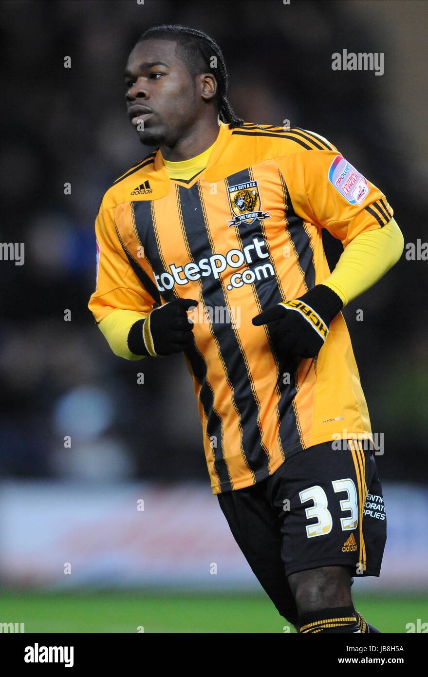 AARON MCLEAN HULL CITY FC HULL CITY FC KC STADIUM HULL ENGLAND 01 ...