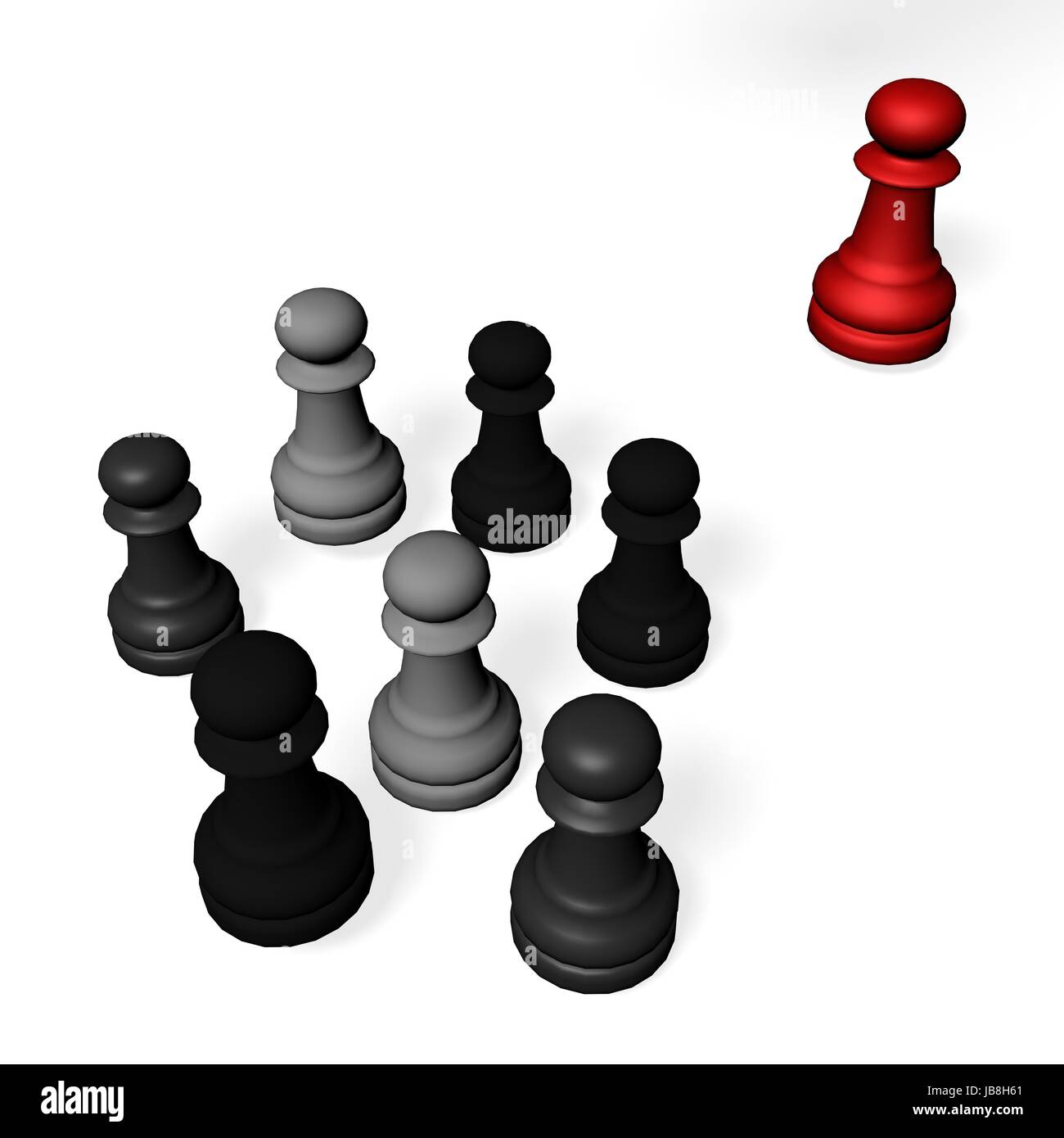 Figures of the famous game chess Stock Photo - Alamy