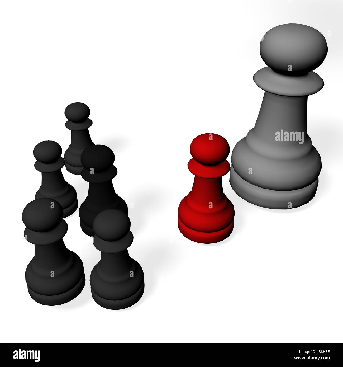 Figures of the famous game chess Stock Photo - Alamy