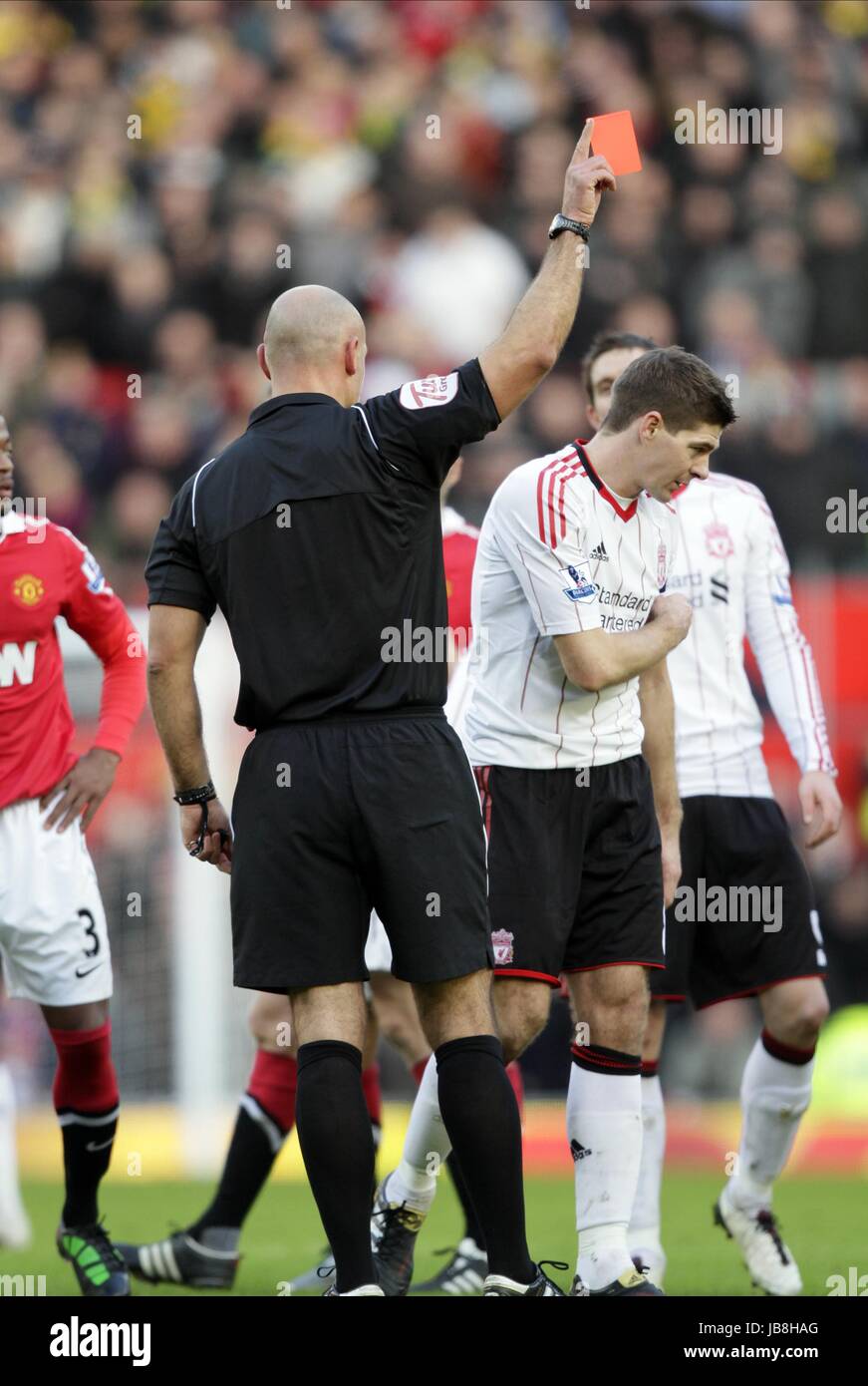 Steven gerrard shown red card hi-res stock photography and images - Alamy