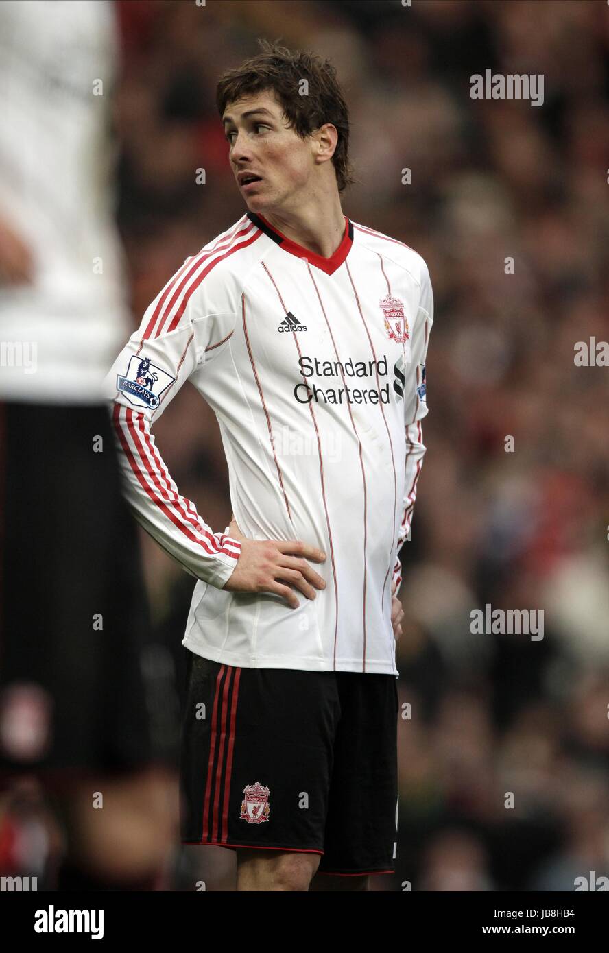 FERNANDO TORRES MANCHESTER UNITED V LIVERPOOL OLD TRAFFORD MANCHESTER ...