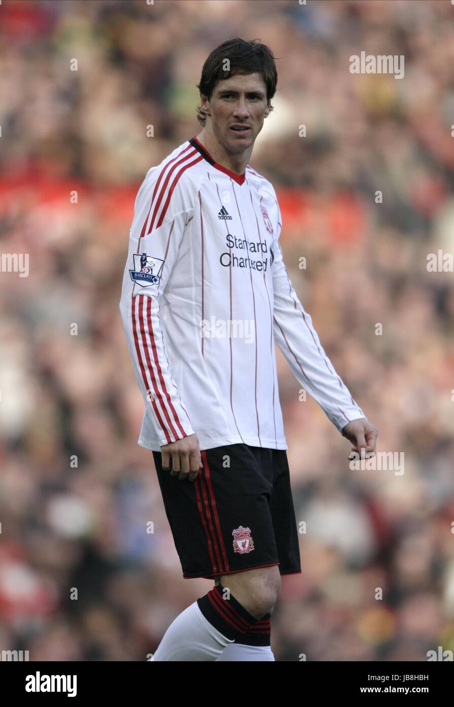 DEJECTED FERNANDO TORRES MANCHESTER UNITED V LIVERPOOL OLD TRAFFORD ...