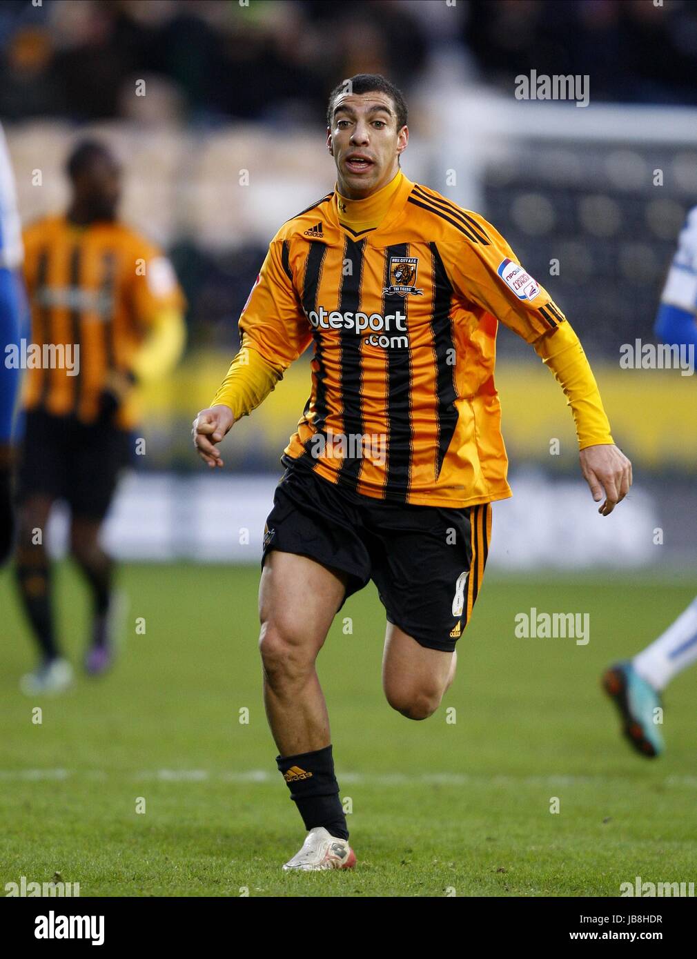 JAMES HARPER HULL CITY FC HULL CITY FC KC STADIUM HULL ENGLAND 08 ...