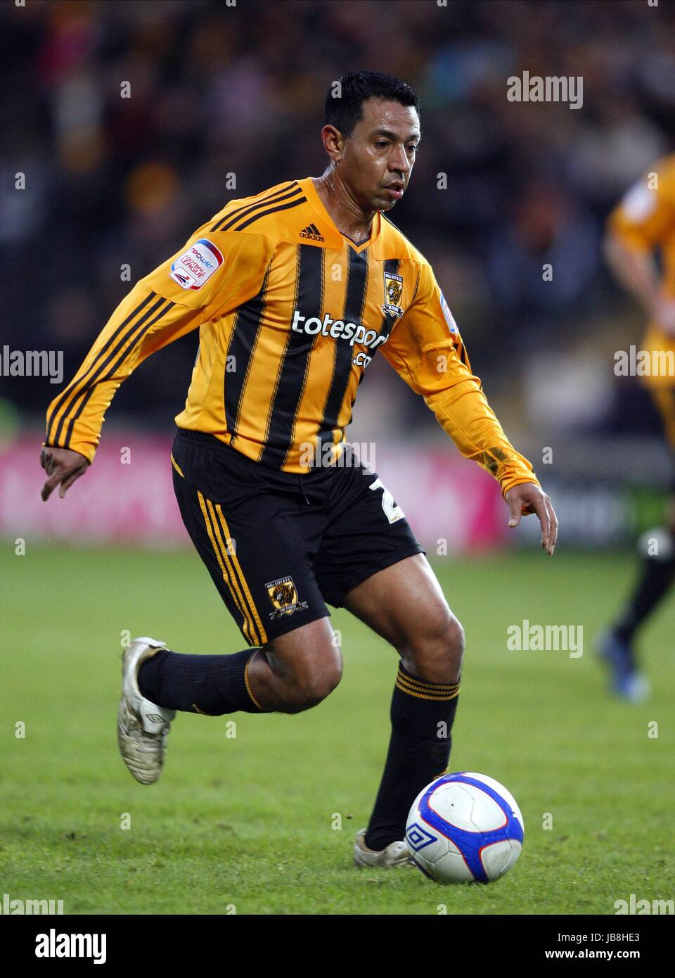 NOLBERTO SOLANO HULL CITY FC HULL CITY FC KC STADIUM HULL ENGLAND 08 ...
