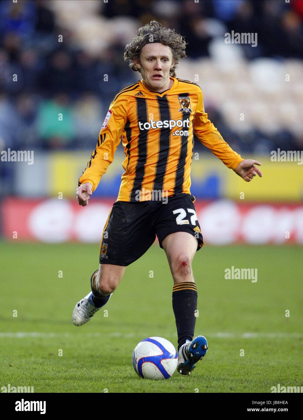 JIMMY BULLARD HULL CITY FC HULL CITY FC KC STADIUM HULL ENGLAND 08 ...