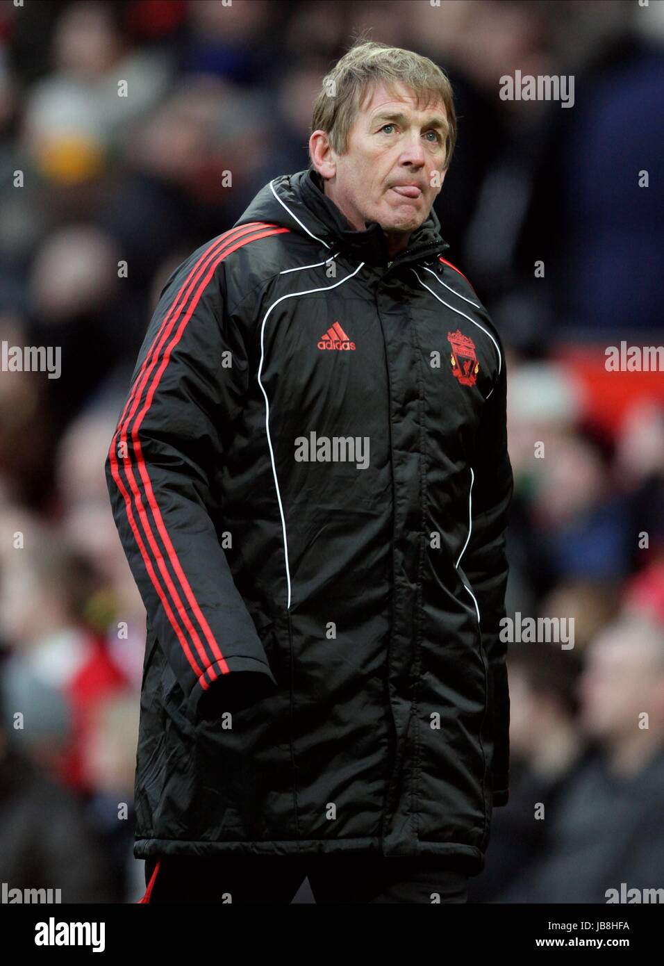 KENNY DALGLISH LIVERPOOL FC MANAGER OLD TRAFFORD MANCHESTER ENGLAND 09 ...