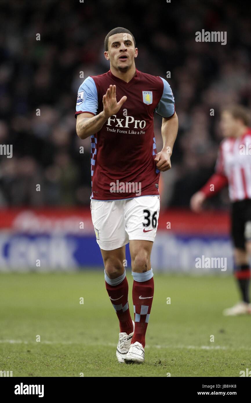 KYLE WALKER ASTON VILLA FC ASTON VILLA FC BRAMALL LANE SHEFFIELD ...