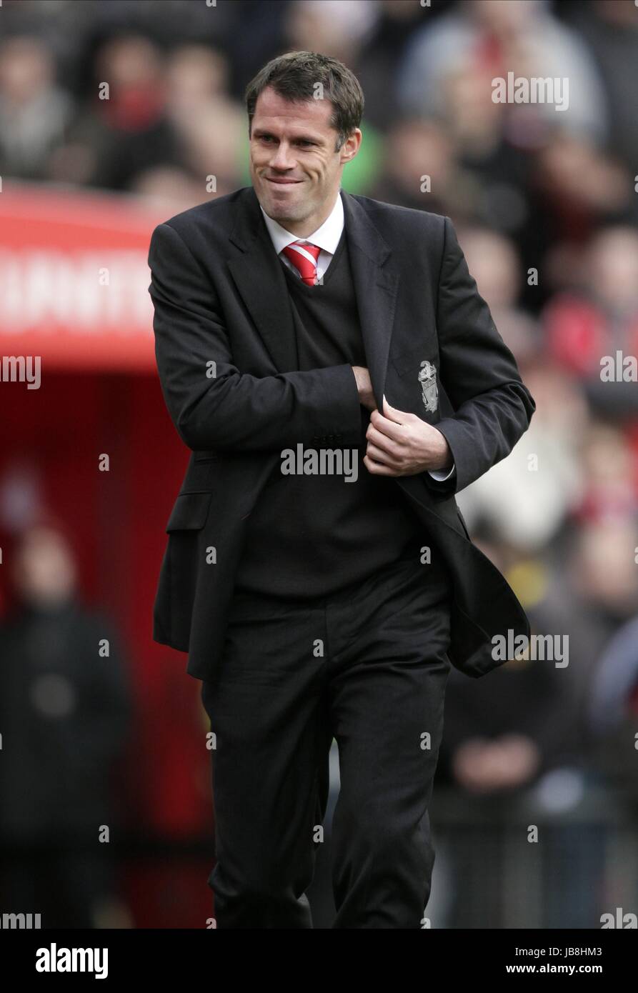 JAMIE CARRAGHER LIVERPOOL FC LIVERPOOL FC OLD TRAFFORD MANCHESTER ...