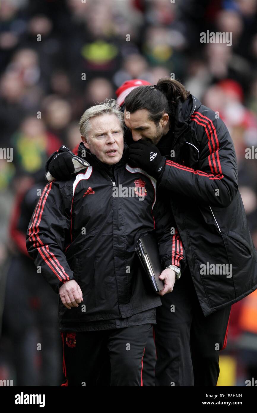 SAMMY LEE SOTIRIOS KYRGIAKOS LIVERPOOL FC COACH PL LIVERPOOL FC COACH ...