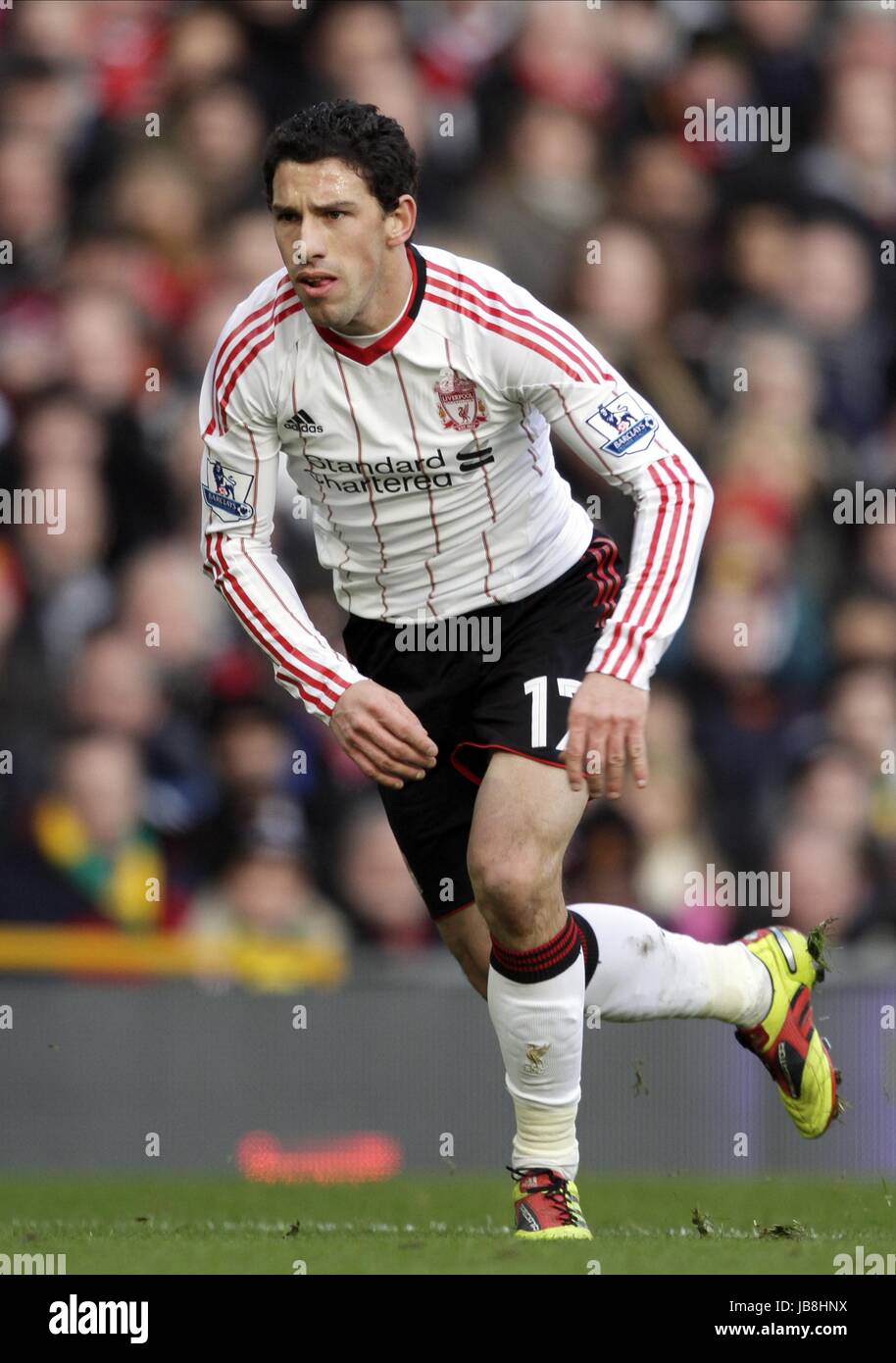 MAXI RODRIGUEZ LIVERPOOL FC LIVERPOOL FC OLD TRAFFORD MANCHESTER ...