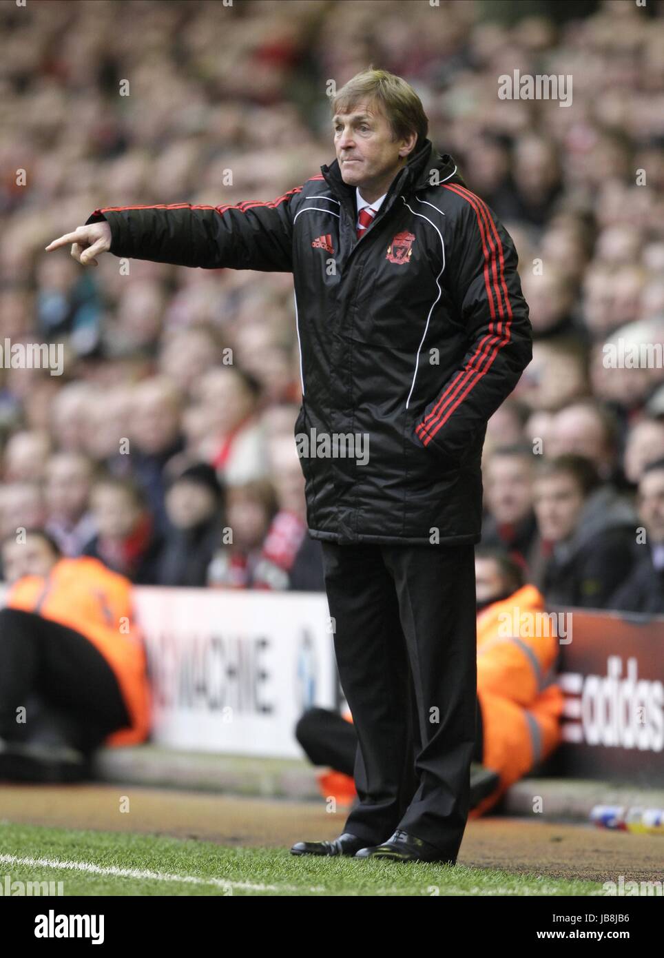 KENNY DALGLISH LIVERPOOL FC MANAGER LIVERPOOL FC MANAGER ANFIELD ...