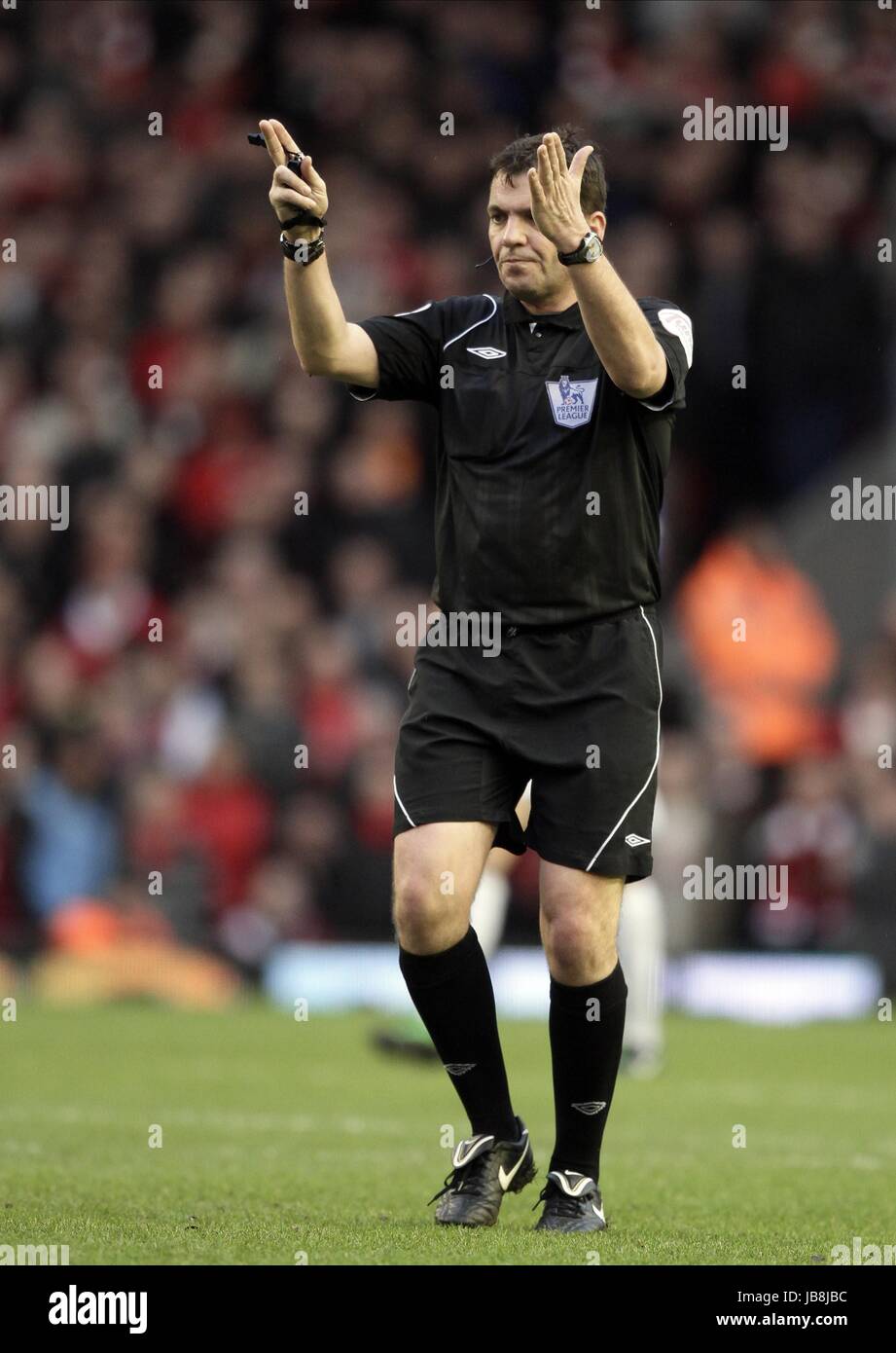 PHIL DOWD PREMIERSHIP REFEREE PREMIERSHIP REFEREE ANFIELD LIVERPOOL ENGLAND 16 January 2011 ...