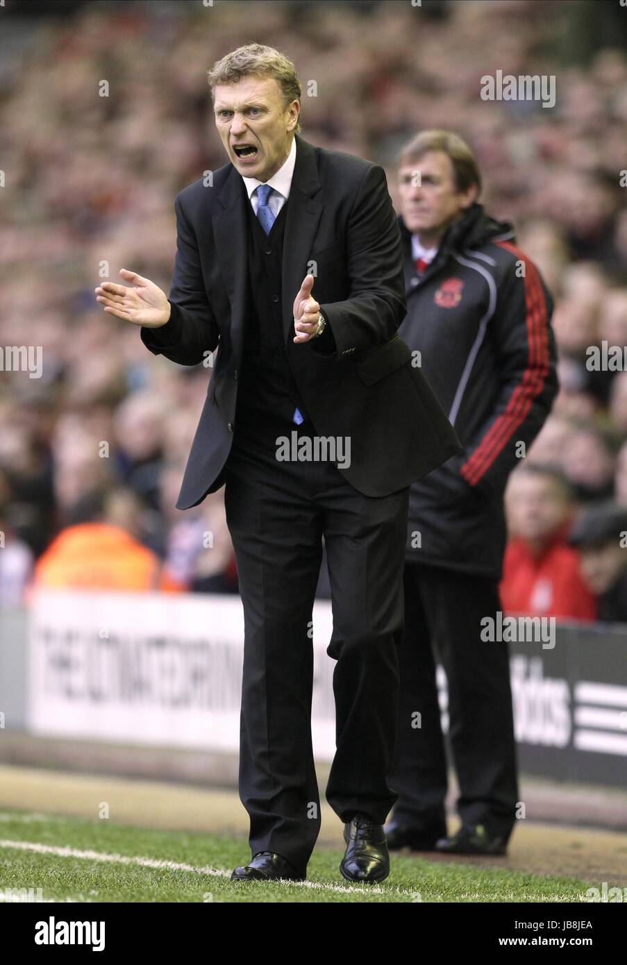 DAVID MOYES EVERTON FC MANAGER EVERTON FC MANAGER ANFIELD LIVERPOOL ...