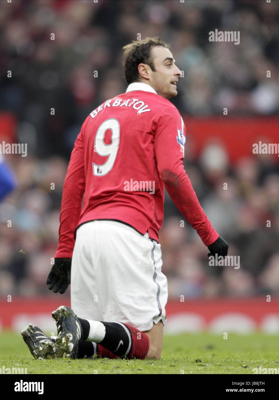 DIMITAR BERBATOV MANCHESTER UNITED FC MANCHESTER UNITED FC OLD TRAFFORD ...