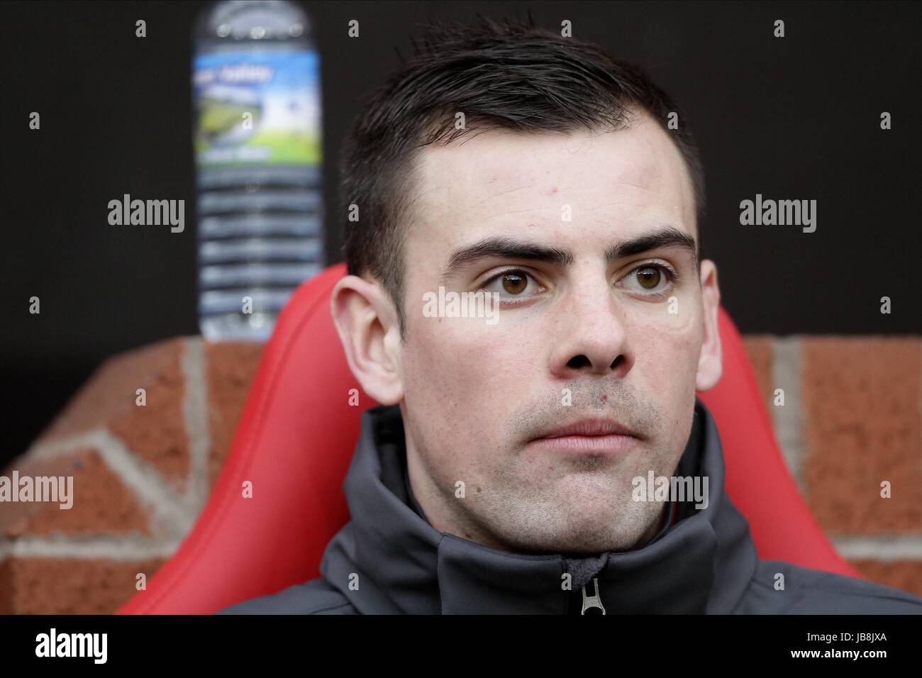 DARRON GIBSON MANCHESTER UNITED FC MANCHESTER UNITED FC OLD TRAFFORD ...