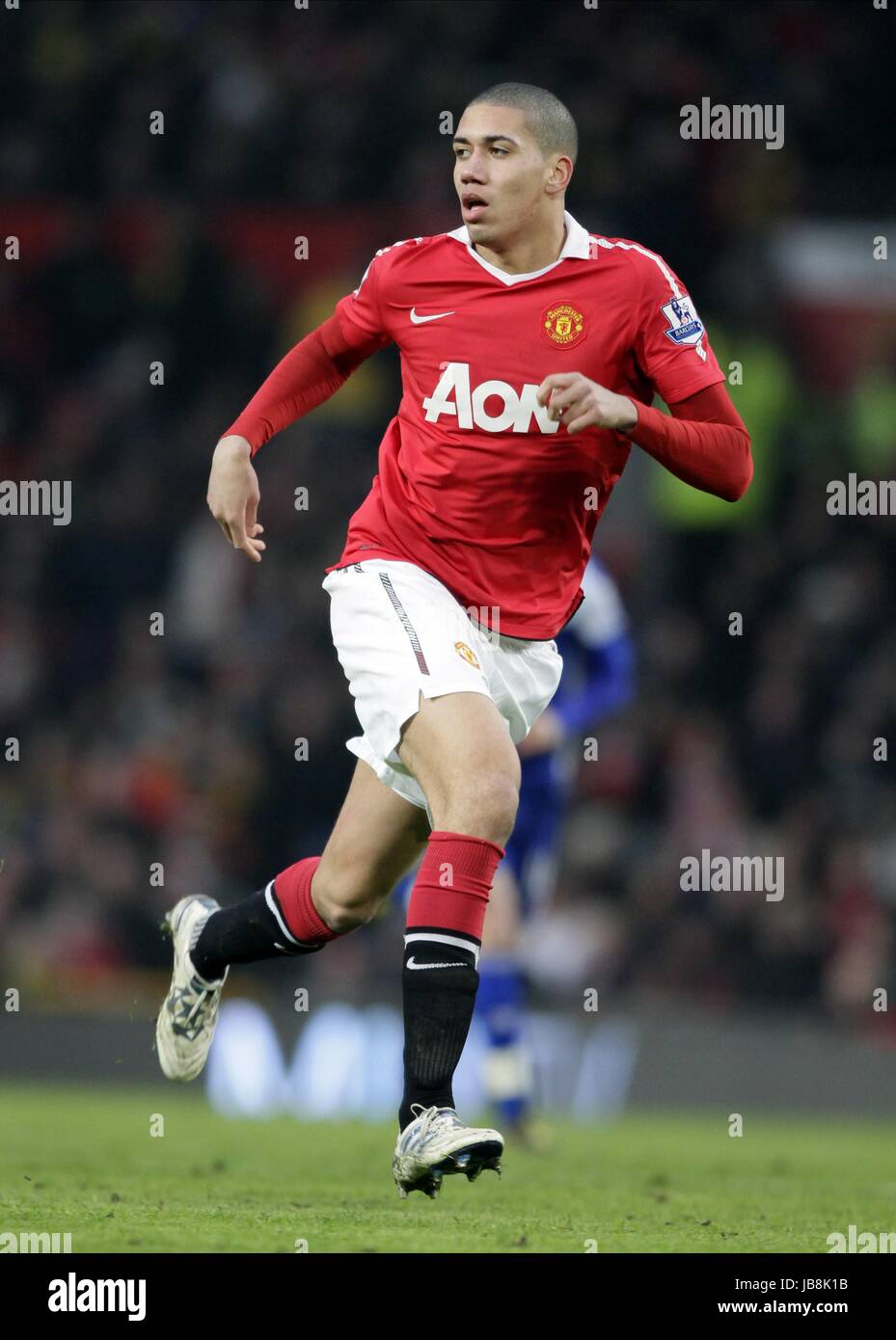 CHRIS SMALLING MANCHESTER UNITED FC MANCHESTER UNITED FC OLD TRAFFORD ...