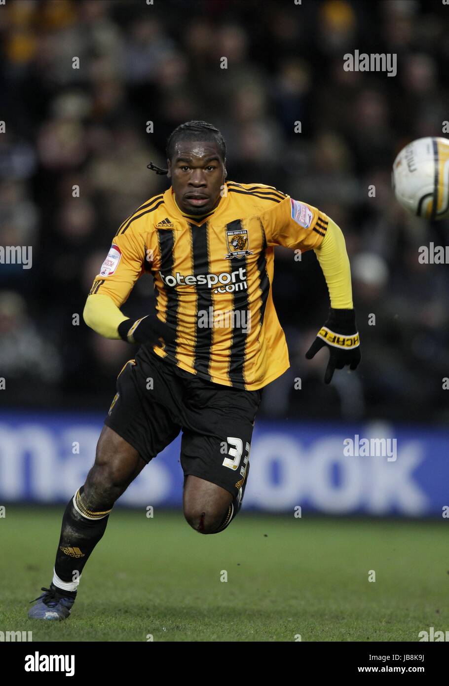 AARON MCLEAN HULL CITY FC HULL CITY FC KC STADIUM HULL ENGLAND 29 ...