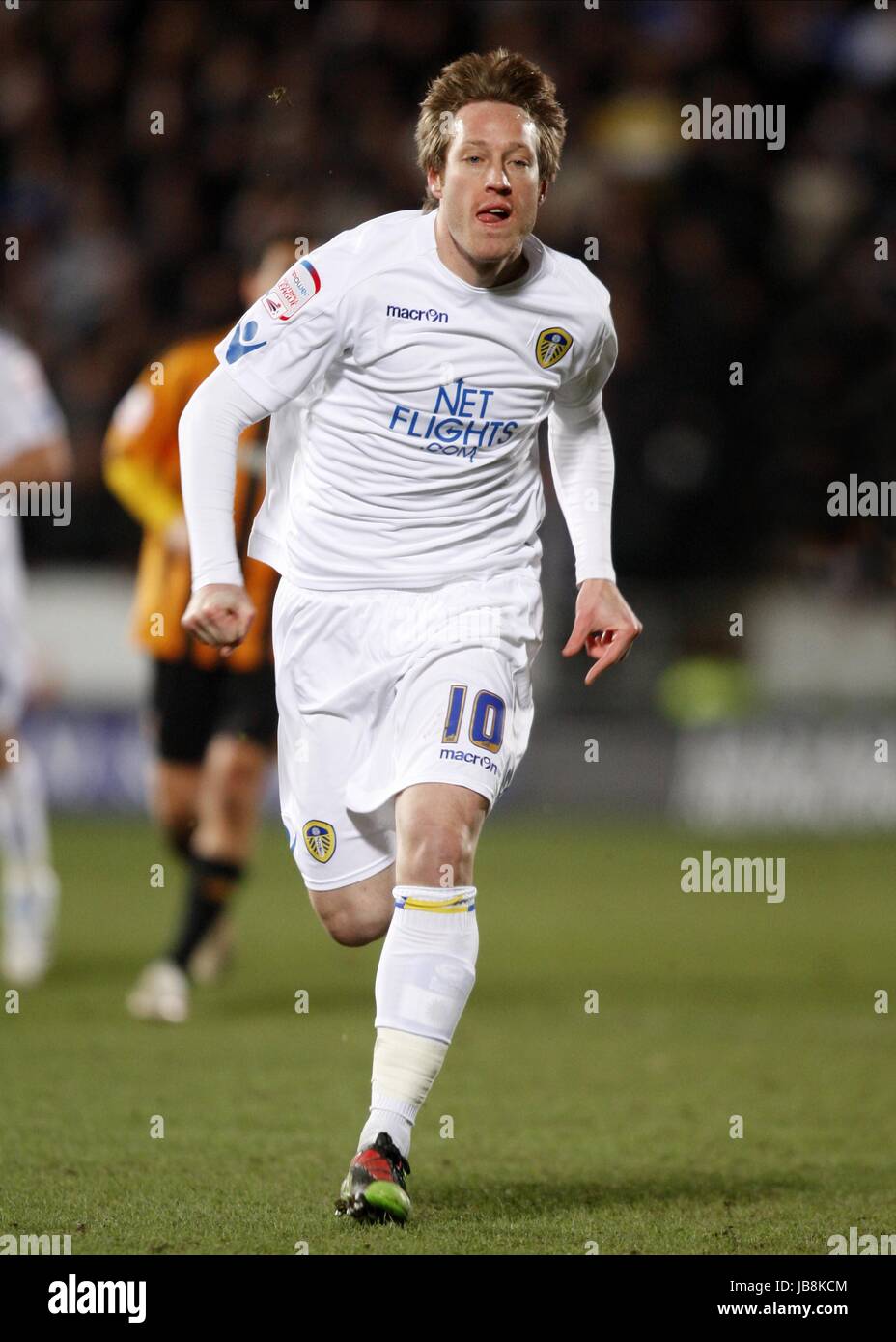 LUCIANO BECCHIO LEEDS UNITED FC LEEDS UNITED FC KC STADIUM HULL ENGLAND ...