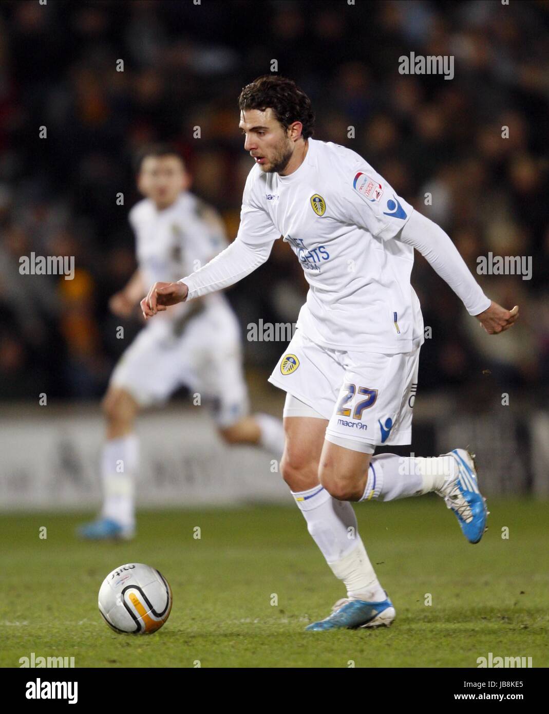 DAVIDE SOMMA LEEDS UNITED FC LEEDS UNITED FC KC STADIUM HULL ENGLAND 01 ...