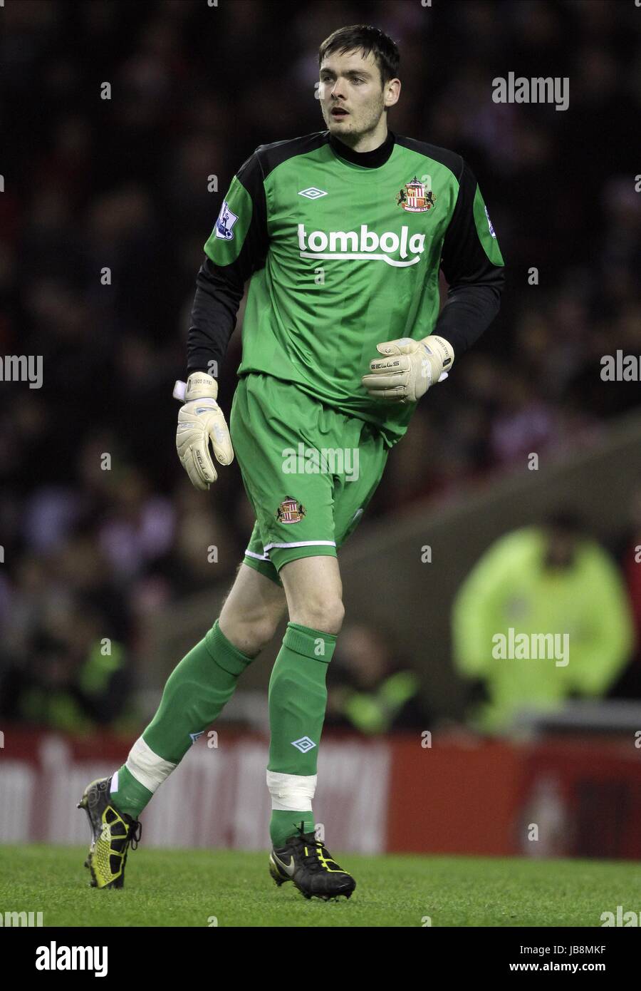 CRAIG GORDON SUNDERLAND FC SUNDERLAND FC STADIUM OF LIGHT SUNDERLAND ...