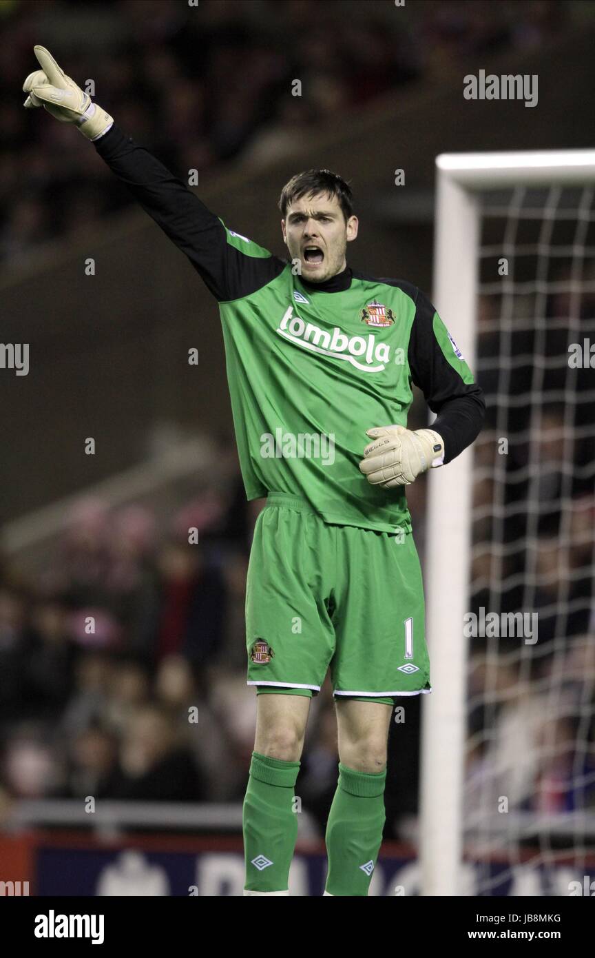 CRAIG GORDON SUNDERLAND FC SUNDERLAND FC STADIUM OF LIGHT SUNDERLAND ...
