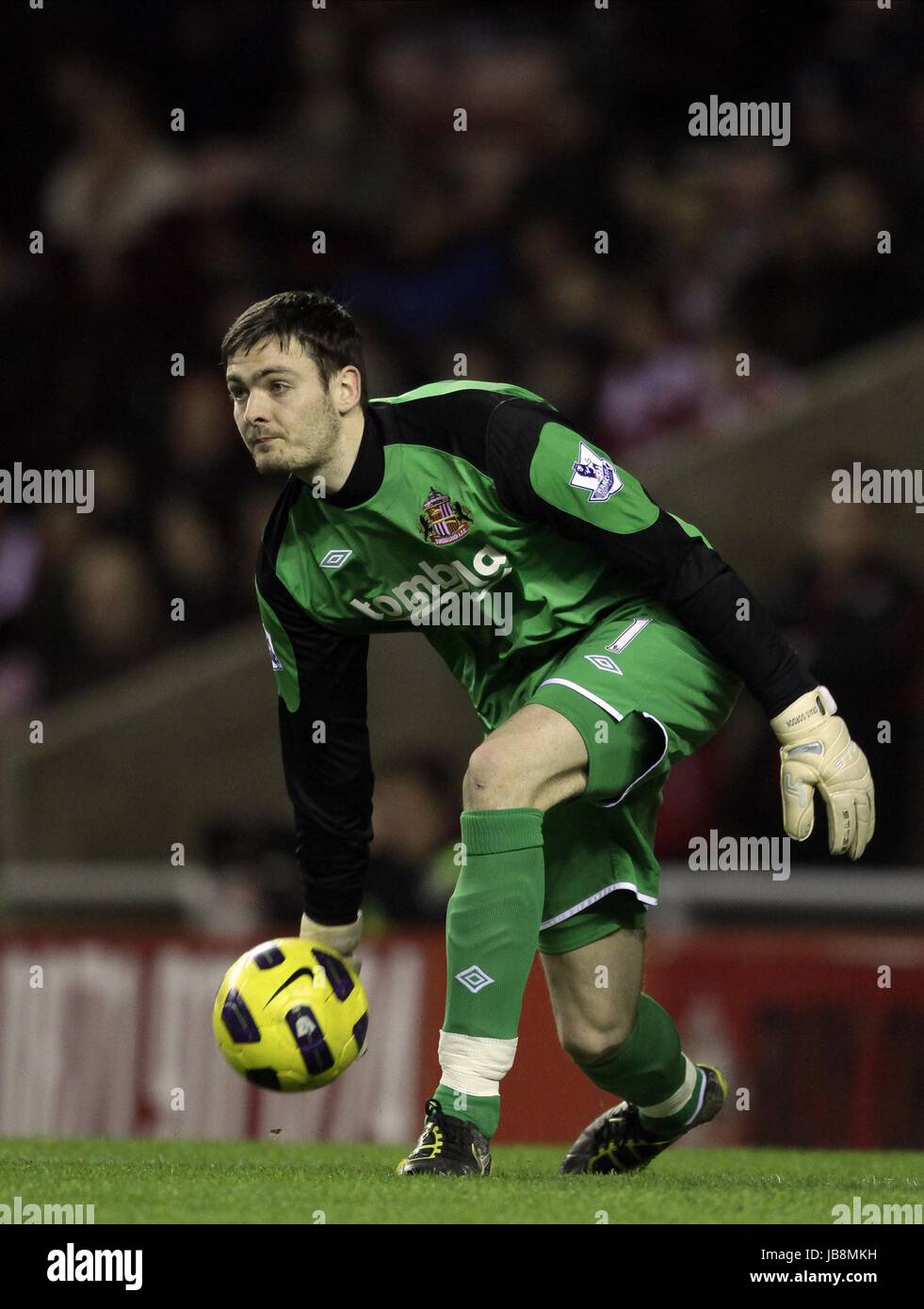 CRAIG GORDON SUNDERLAND FC SUNDERLAND FC STADIUM OF LIGHT SUNDERLAND ...