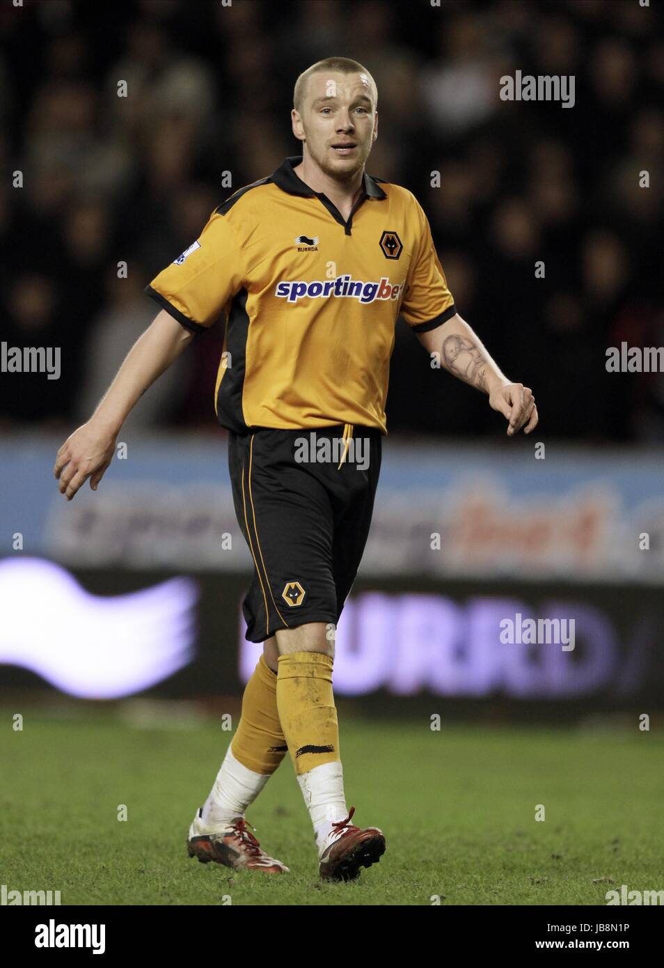 JAMIE O'HARA WOLVERHAMPTON WANDERERS FC WOLVERHAMPTON WANDERERS FC ...