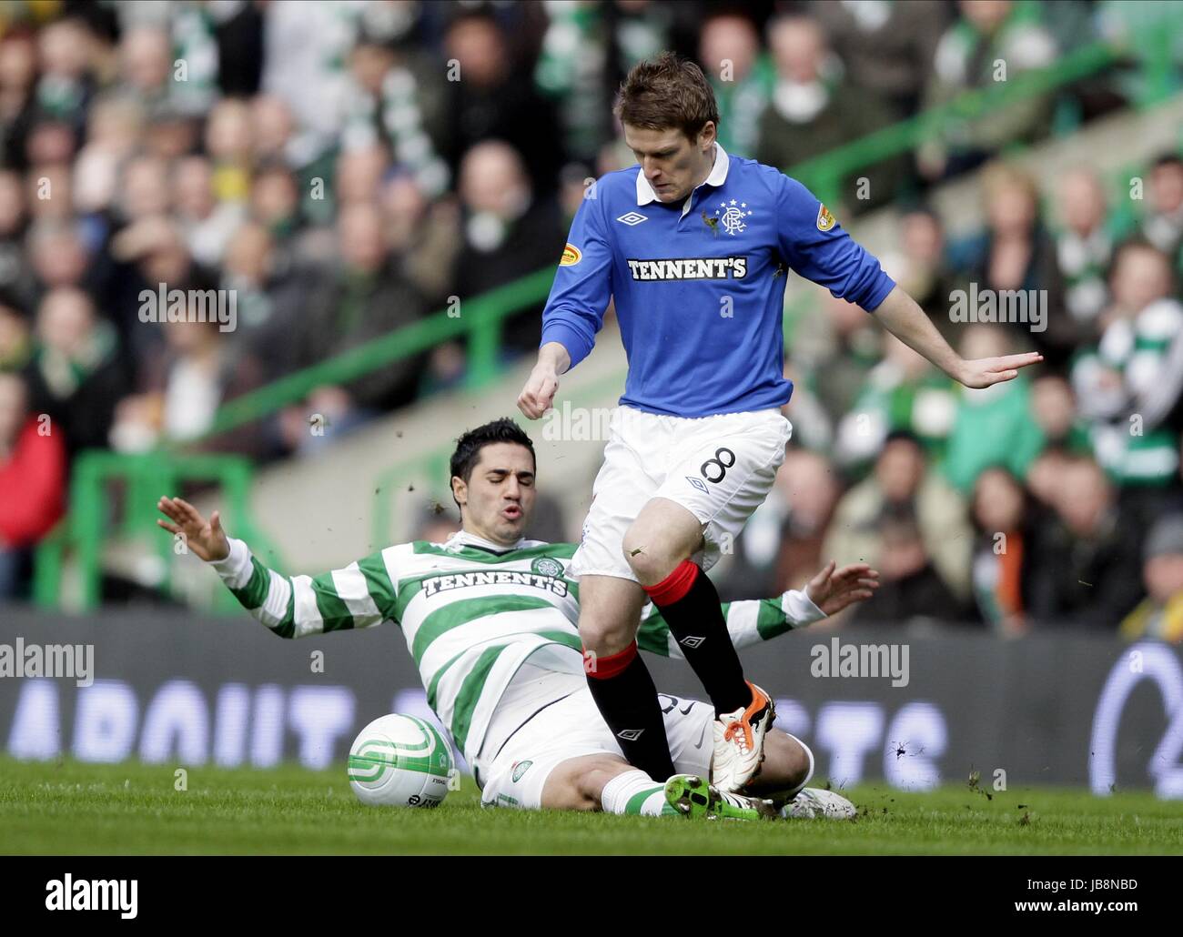 STEVEN DAVIS BERAM KAYAL CELTIC V RANGERS CELTIC V RANGERS CELTIC PARK ...