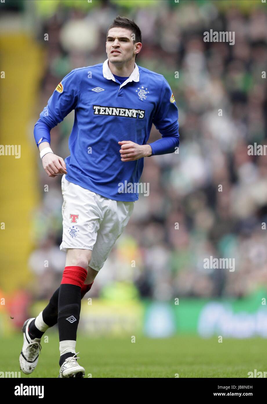 KYLE LAFFERTY GLASGOW RANGERS FC GLASGOW RANGERS FC CELTIC PARK GLASGOW ...