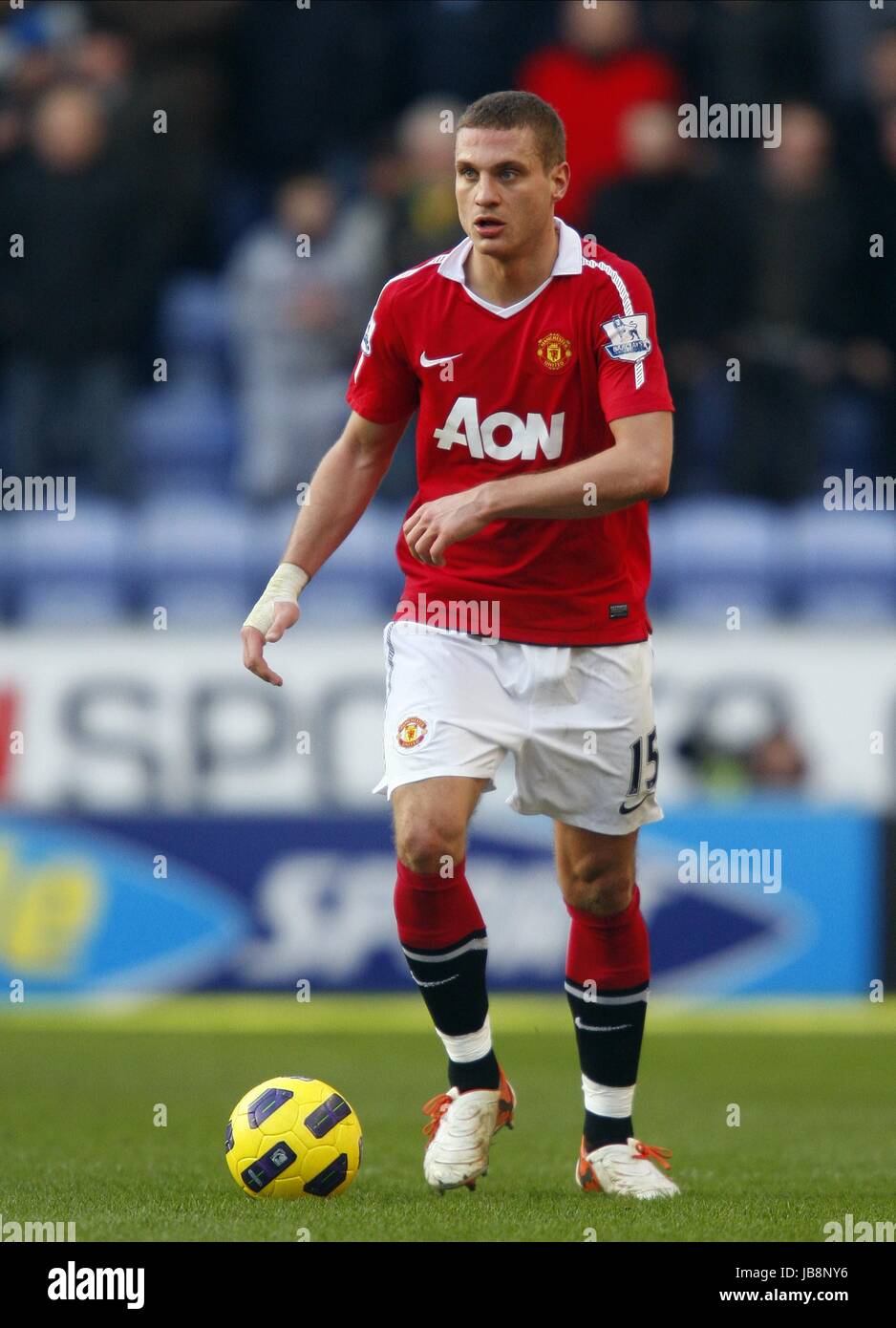 NEMANJA VIDIC MANCHESTER UNITED FC MANCHESTER UNITED FC DW STADIUM ...