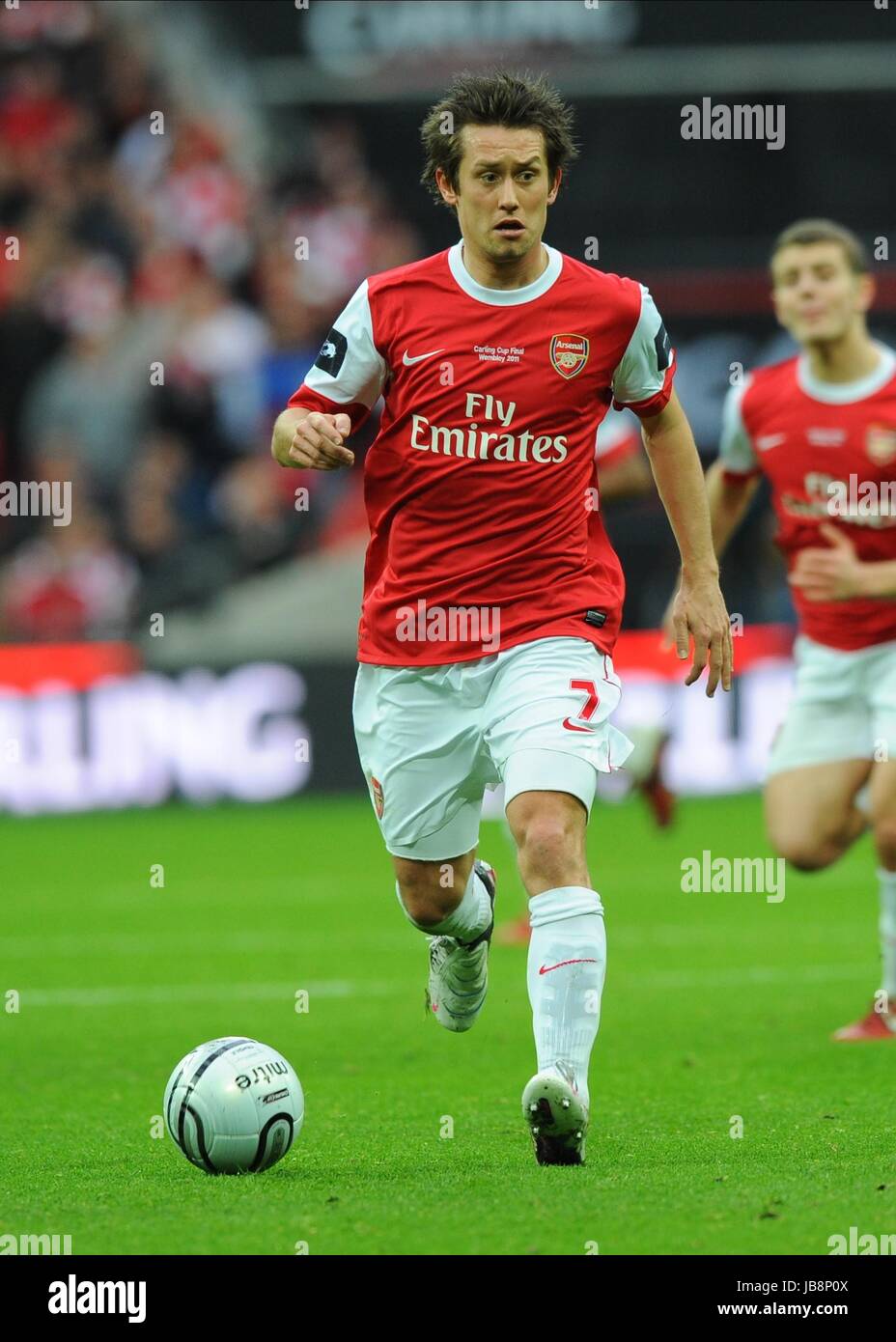 TOMAS ROSICKY ARSENAL FC WEMBLEY STADIUM LONDON ENGLAND 27 February ...
