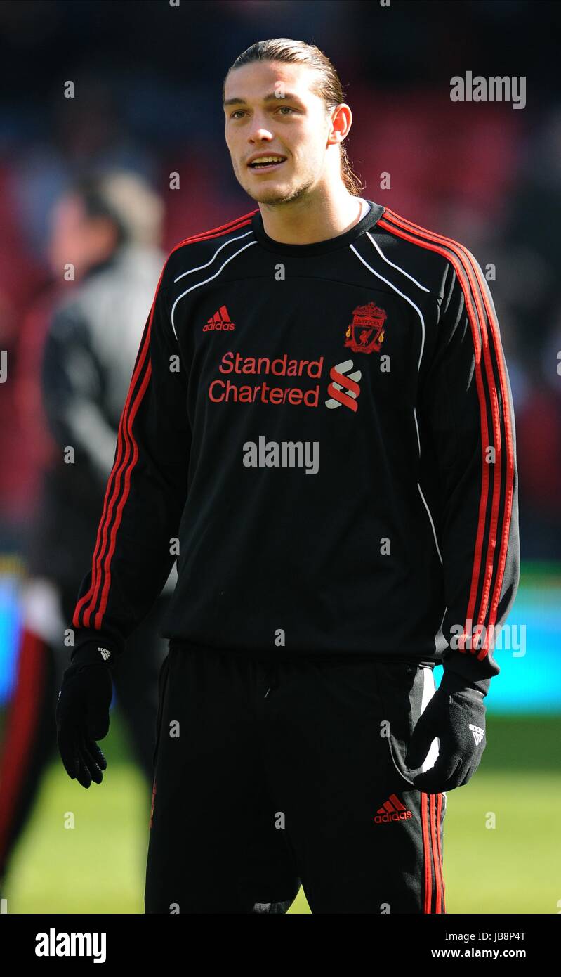 ANDY CARROLL LIVERPOOL FC LIVERPOOL FC ANFIELD LIVERPOOL ENGLAND 06 ...