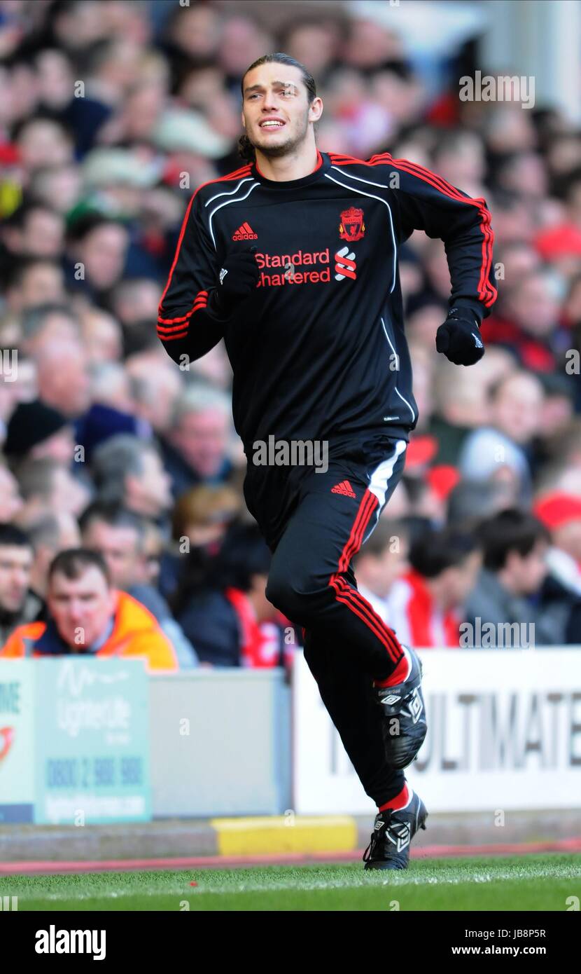 ANDY CARROLL LIVERPOOL FC LIVERPOOL FC ANFIELD LIVERPOOL ENGLAND 06 ...