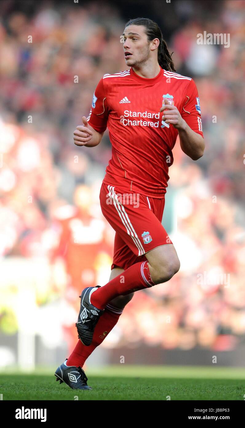 ANDY CARROLL LIVERPOOL FC LIVERPOOL FC ANFIELD LIVERPOOL ENGLAND 06 ...