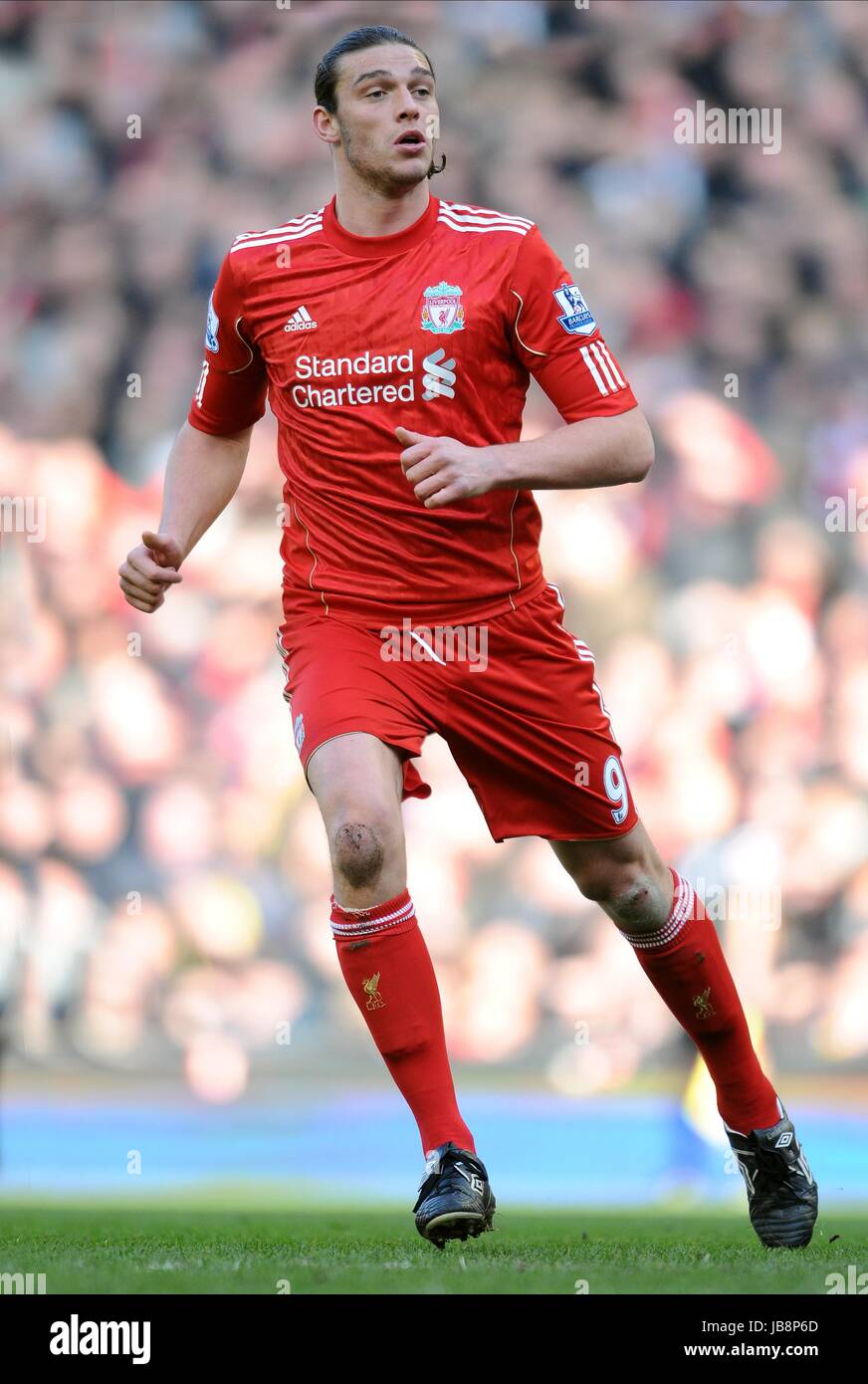 ANDY CARROLL LIVERPOOL FC LIVERPOOL FC ANFIELD LIVERPOOL ENGLAND 06 ...